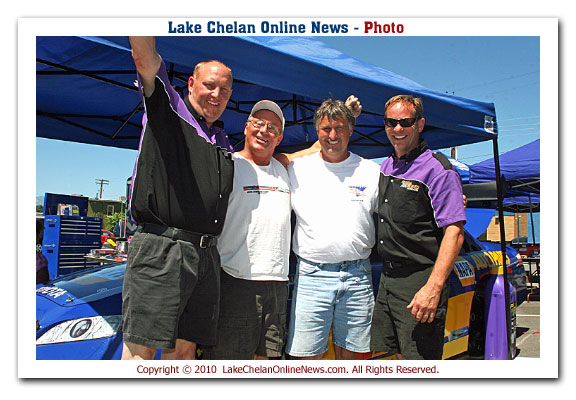 (Left - Right) Paul Schilling, Local Hydroplane Drivers Mark & Mitch Evans