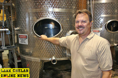 Winemaker Ray Sandidge oversees bottling of six wineries.